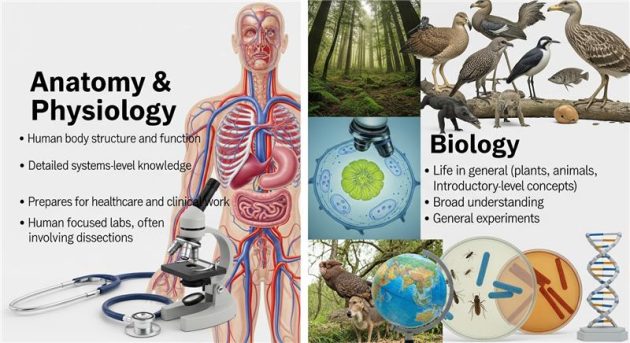 Anatomy and Physiology vs. Biology: Which Should You Take First?