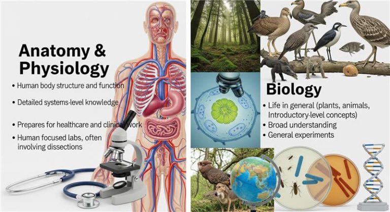 Anatomy And Physiology Vs Biology Which Should You Take First